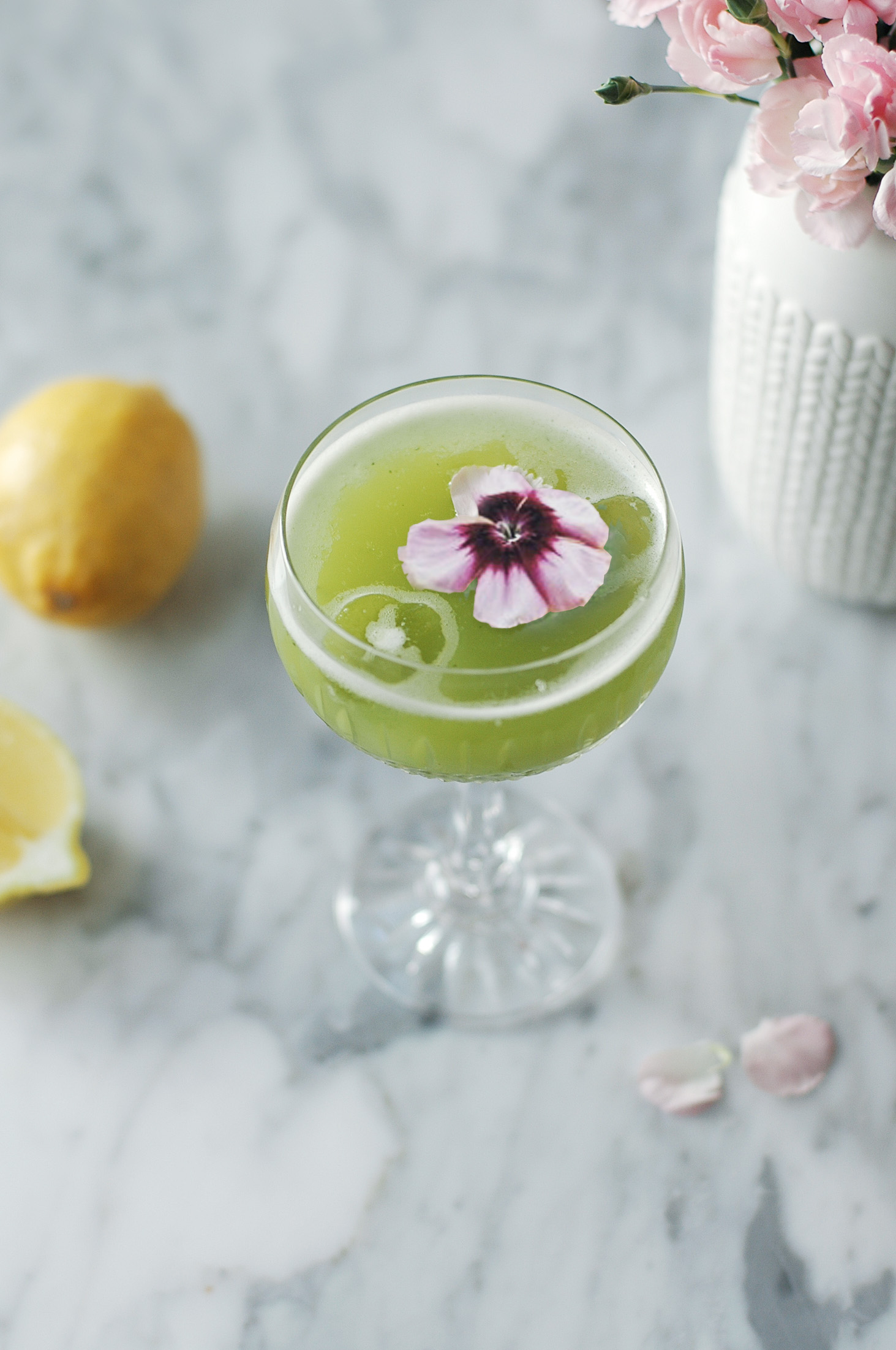 Cocktail citron, menthe, coco | About Foood