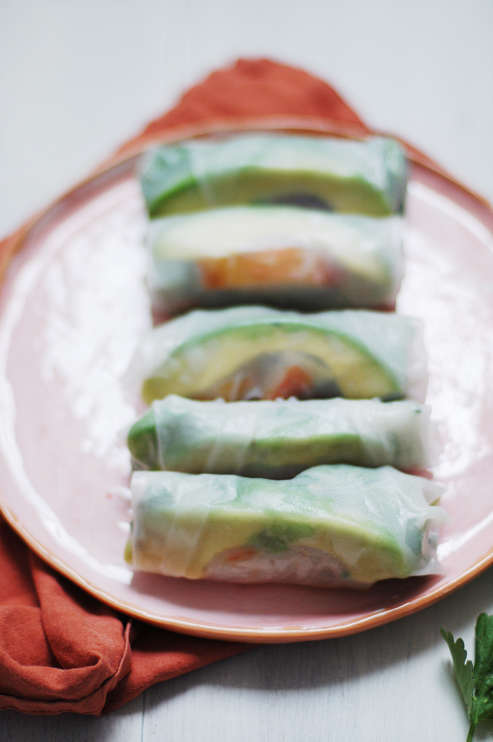 Rouleaux de printemps haddock fumé et avocat | About Foood